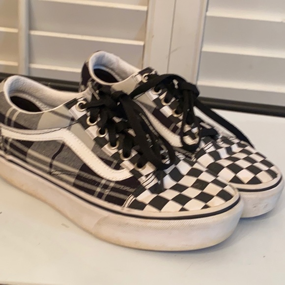 Vans | Shoes | Black And White Checkered Vans | Poshmark